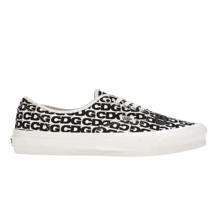 Vans Authentic x CDG Black Rubber Tab - Comme Des Garcons